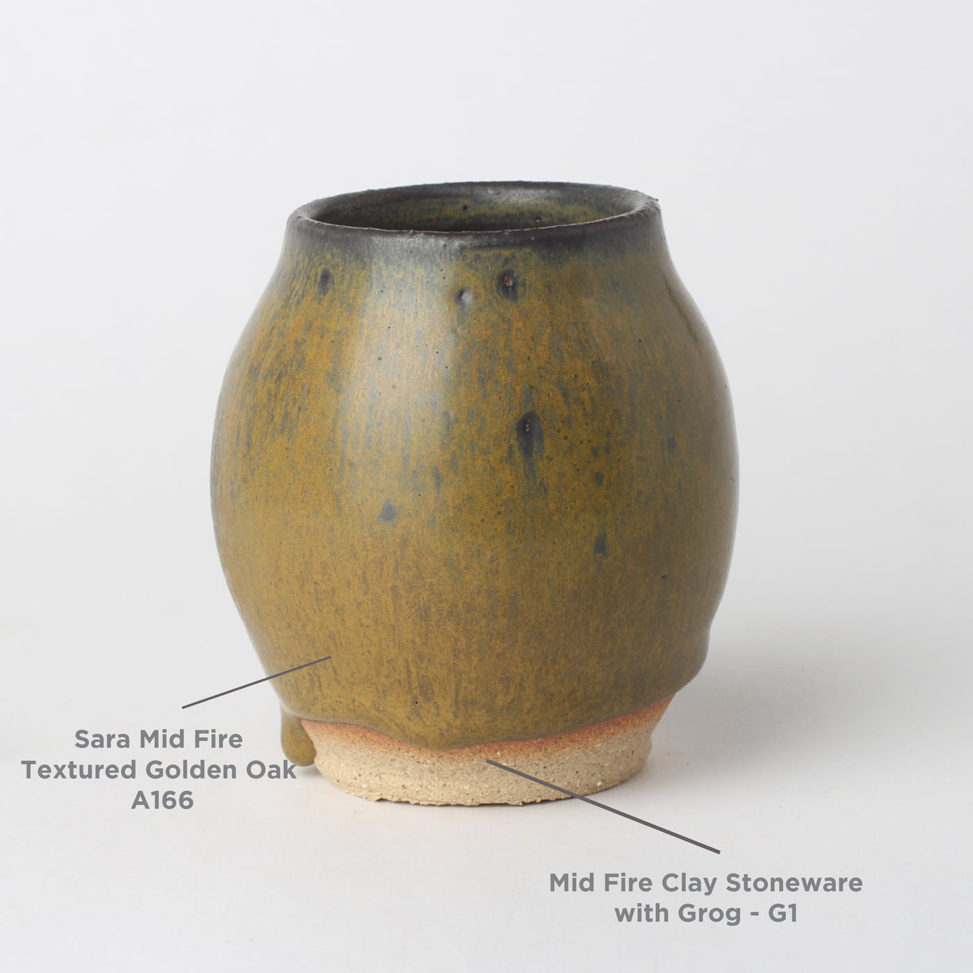 Sara Mid Fire Clay Stoneware with Grog - G1