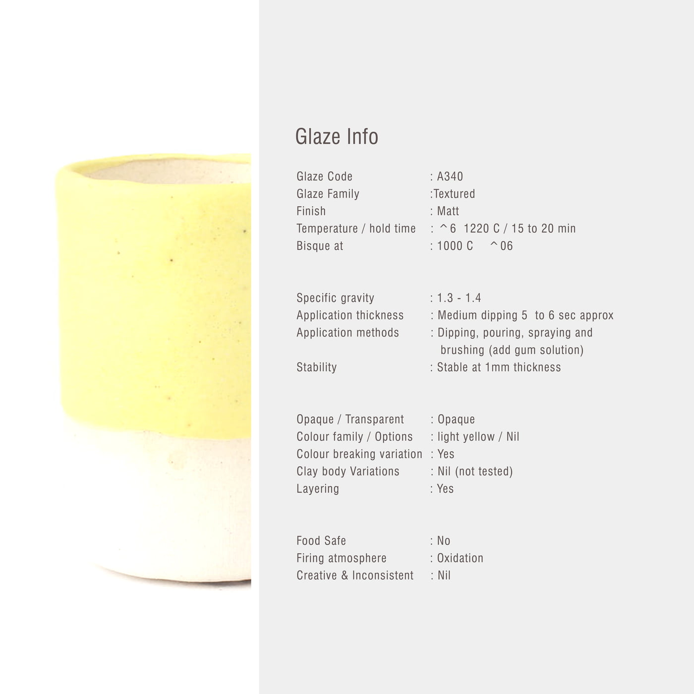 Sara Mid Fire Matt Lemon Yellow A340