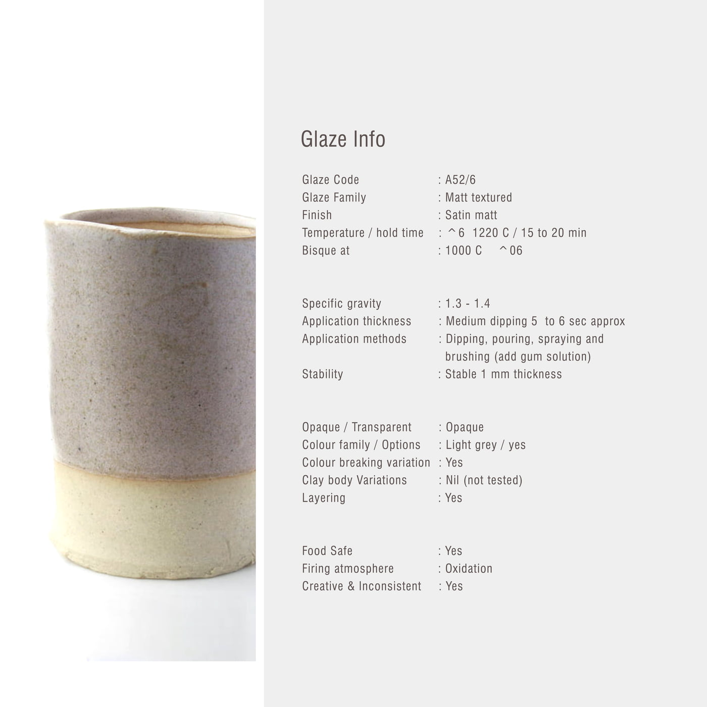 Sara Mid Fire Matt Textured Smoke Grey