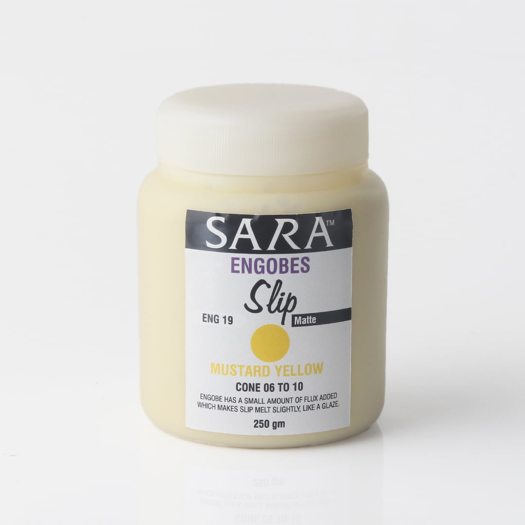 Sara Engobes Matte Mustard Yellow ENG19
