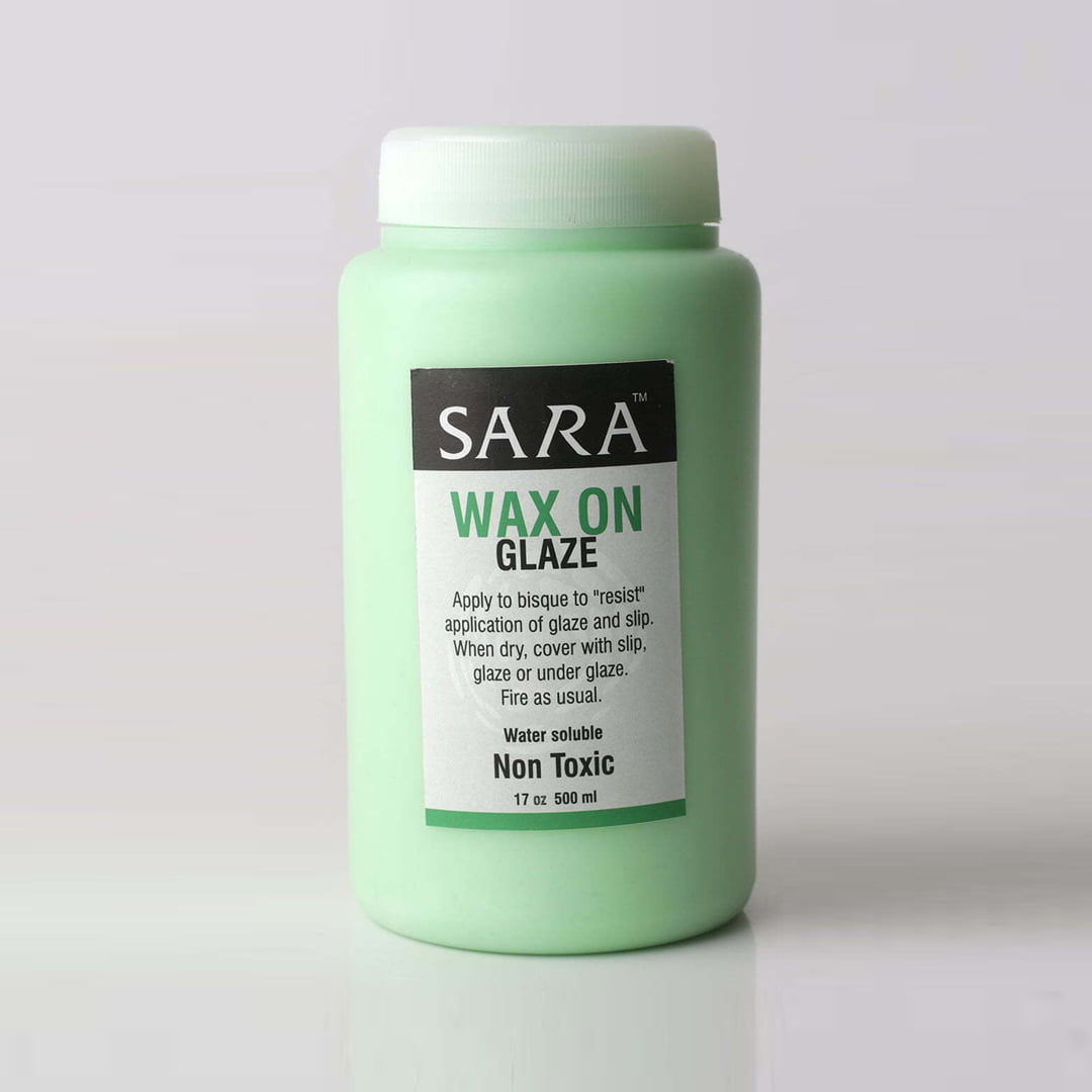 Sara Wax On Glaze Green