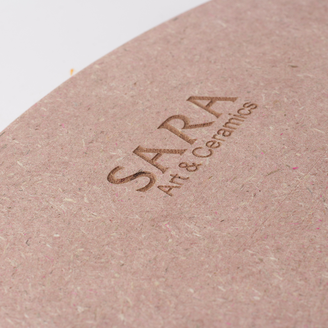 Sara Pottery Wheel Single Wooden Bat 15 inches (without pin hole on ...