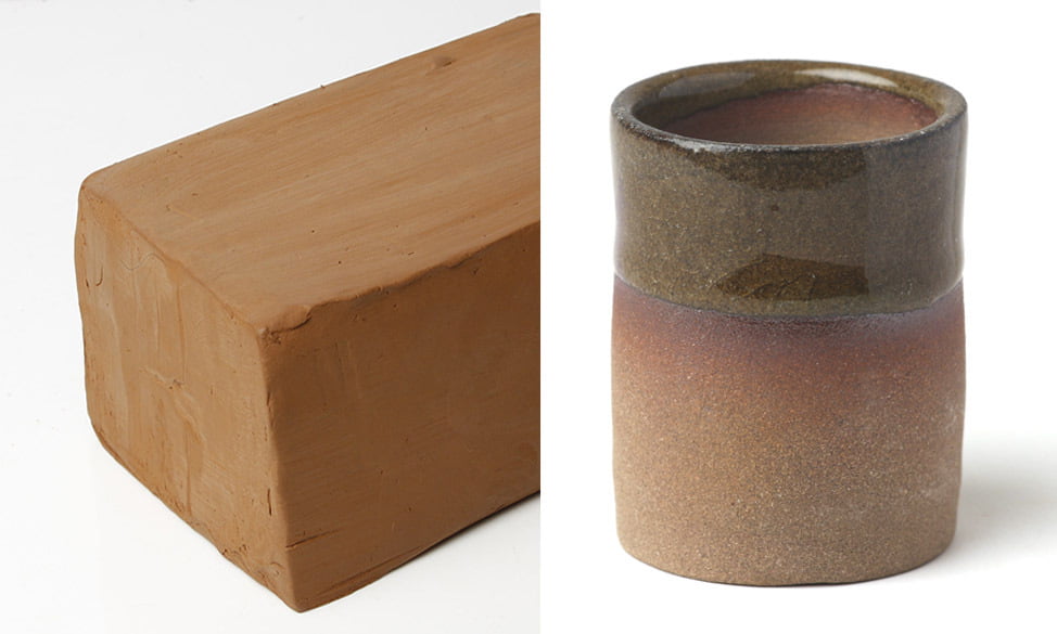 High Fire Stoneware Clay Orange 1kg