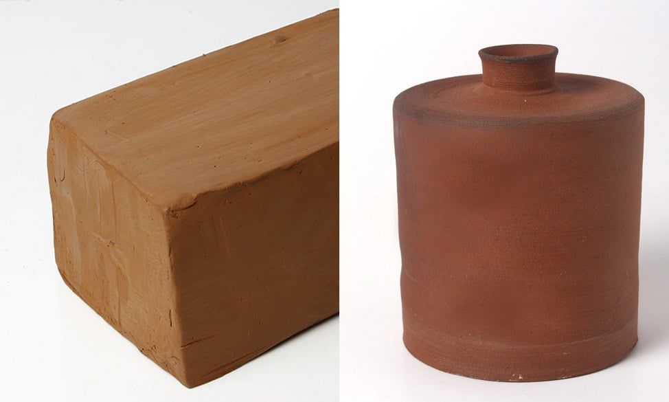 Mid Fire Stoneware Rustic Red